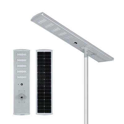 China 60W energiebesparend straatlicht Buiten LED geïntegreerd All in One Led zonnelamp Te koop