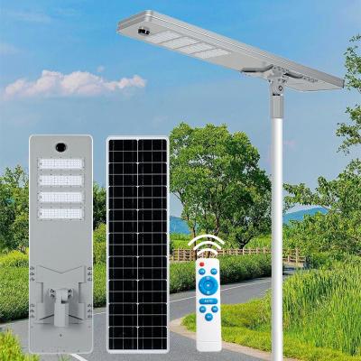 China 250W Outdoor street lamp LED garden human body sensor waterproof integrated solar lamp for sale