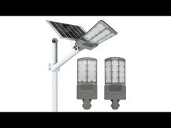 Graue Split Solar Straßenleuchte 100W Hochleistungs Solar Gartenleuchten IP65