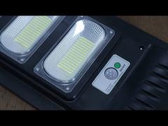 Luz de calle solar inteligente IP65 para exteriores 60W Luz activada por movimiento solar
