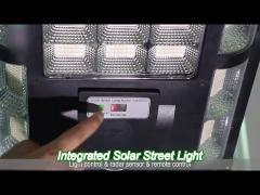 Водонепроницаемый интегрированный солнечный уличный фонарь 200w высокий лумен светодиодный уличный фонарь с солнечной панелью