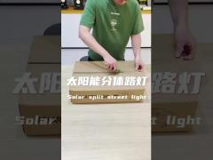 solar street light with separate panel