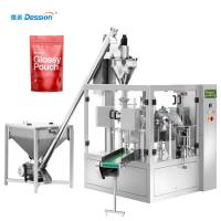 China PLC Control Zipper Bag ROSH Automatic Powder Packing Machine for sale