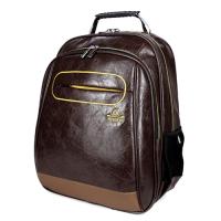 China Ergonomically Designed Retro Leather Backpack Washable And Large Capacity for sale