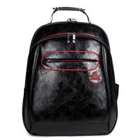 China Large Capacity Retro Leather Backpack Multi Function High Standard 48*36*15 Cm for sale