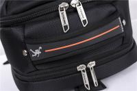China Comfortable Customized Nylon Backpack Bottle Holder On The Both Sides for sale