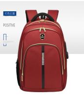 China Daily Use Large Zipper Backpack , Customized Logo Three Zipper Backpack for sale
