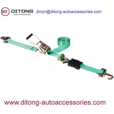 China Heavy Duty Wheel Securing Strap 2 inches by 3M With 3000IKGS Trailer Buckle Straps for sale