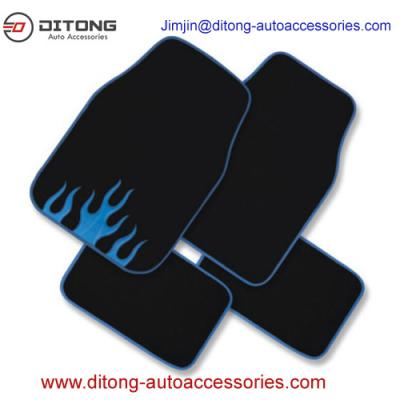China Universal Size Anti Slip Carpet Car Mat for sale