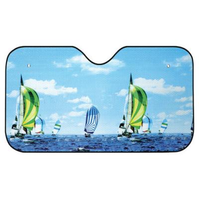 China Hot selling Cartoon Car Windshield PE Bubble Material Sunshades for sale