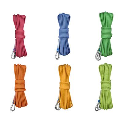 China CE certificate100% polyester professional safety climbing rope for sale