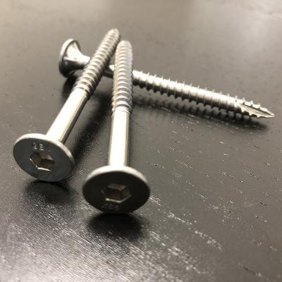 Cina G304 14g Batten avvita il tipo 17 testa di 75mm della bugola delle viti di acciaio inossidabile con le costole in vendita