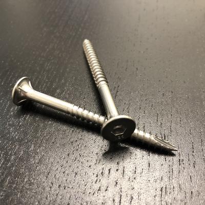Cina G304 14g Batten avvita il tipo 17 testa di 75mm della bugola delle viti di acciaio inossidabile con le costole in vendita