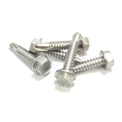 Cina DIN7504K 5.5x38mm Hex Flanged Head Self Drilling Screws Without Washer in vendita