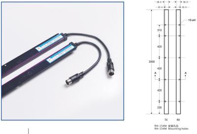 China Elevator light curtain Infra Red Elevator Door Detector RH-154M for sale