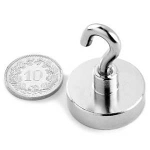 China China Gold Supplier Custom Design Assorted Coation Pot Magnet Neodymium Hook Magnets for sale