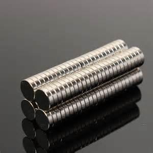 China N35/N38/N40/N42 Permanent Customized Disc/Round NdFeB 10mm x 2mm Nickel coating for sale