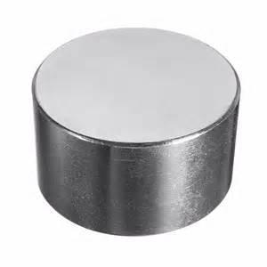 China N35-N52 Disc Nickle Coated Cylinder Magnets with Strong Pulling Force for sale