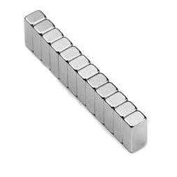 China N52 F8x4x3mm Block NdFeB Magnet with Zinc Coating for Industry for sale