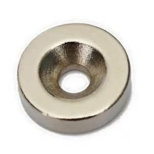 China Latest New Model Good Quality Zinc Coated Customized Countersink Neodymium Magnet for sale