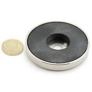 China Neodymium pot magnet hooks /Magnetic steel hooks with high pull force for sale