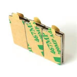 China N35 rectangle magnet with 3M #5925 adhesive tape for sale