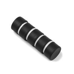 China Industrial grade Disc neodymium magnets with rubber coating for sale