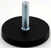 China Rubber Coated Neodymium Special Flat Pot Magnet For Magnetic Assemblies for sale