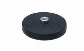 China strong magnetic assembly rubber pot magnet base for sale