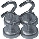 China Powerful Neodymium Magnetic Hook Magnets NdFeB Holds 11 LBS for sale