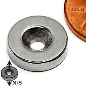 China Super Strong Round shape Permanent NdFeB Pot Magnets with Countersunk holes for sale