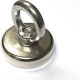 China high quality neodymium rare earth round permanent pot magnets with a hook for sale