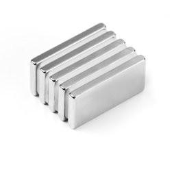 China High Quality Neodymium Permanent Magnet Block Zinc/Nickel Plating 20mm x 6mm x 2mm for sale