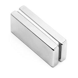 China Zinc Coating Bar/Block Magnet Neodymium 60mm N35 Magnet for sale