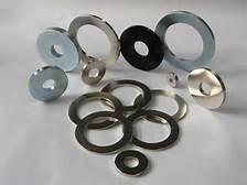 China The black epoxy small thin ring permanent ndfeb magnets for sale