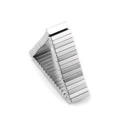 China 10x3x2mm  zinc plating block shape neodymium magnet permanent type for sale