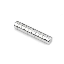 China Coin Sized Super Strong Pulling Force Thinnest Button Magnet for sale