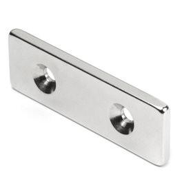 China Rectangular Ring Shape Neodymium Countersunk Magnet with Nickel Plated for sale