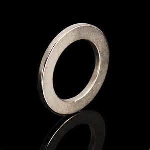 China Strong Thick Sintered Monopole NdFeB Ring Magnet for Earphone for sale