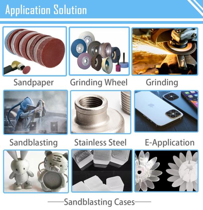 Ceramic Media Brown Fused Alumina Polishing Metal Brown Alumina Powder Brown Aluminum Oxide Powder for Sandblasting Alumina