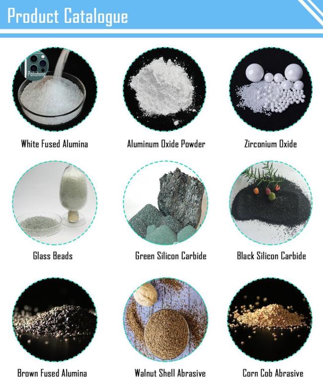 Ceramic Media Brown Fused Alumina Polishing Metal Brown Alumina Powder Brown Aluminum Oxide Powder for Sandblasting Alumina