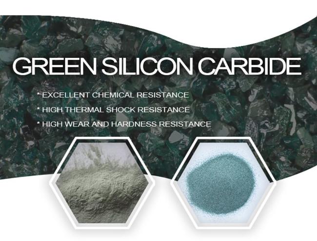Wholesale High Purity Green Carborundum Refractory F240-1200 Green Silicon Carbide 99% Green Carbide High Quality Green Silicon