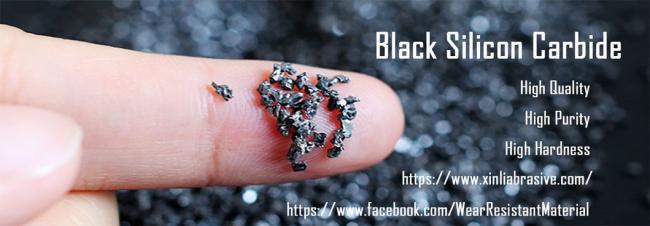 Black Carborundum Factory Supply Black Silicon Carbide Sand for Sandblasting 1000 Grit Silicon Powder