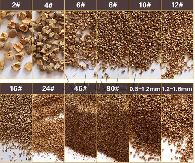 Media Powdered Walnut Shell Sand for Grinding