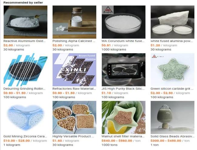 Media Powdered Walnut Shell Sand for Grinding