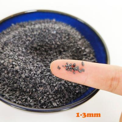 China 1mm-3mm Grits Black Fused Alumina Fused Aluminum Oxide For Polishing Wax for sale