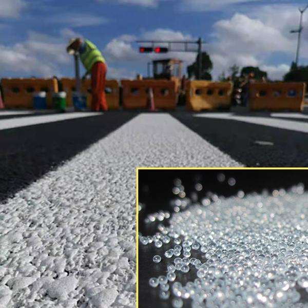 Quality High Reflective Beads Traffic Marking 0.8mm-7mm Micro Glass Balls for sale