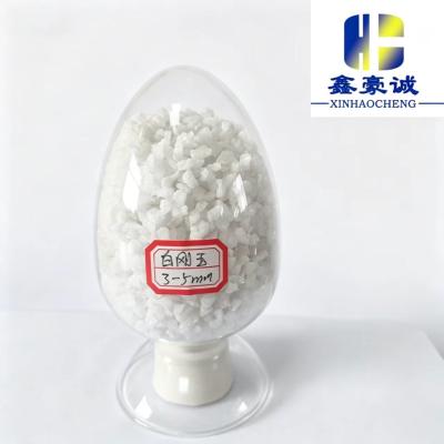 China 3-5mm White Fused Alumina Grit for High Temperature Kiln Lining and Polishing for sale