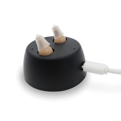 Cina CIC Ear Device per apparecchi acustici invisibili per non udenti rosso e blu in vendita