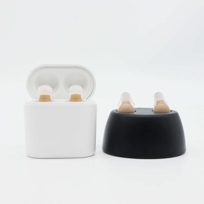 Cina CIC Ear Device per apparecchi acustici invisibili per non udenti rosso e blu in vendita